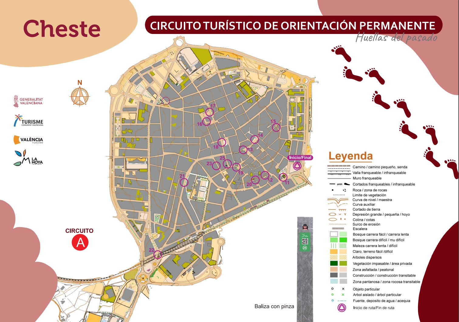 Circuito turístico de orientación permanente de Cheste | Turamiza